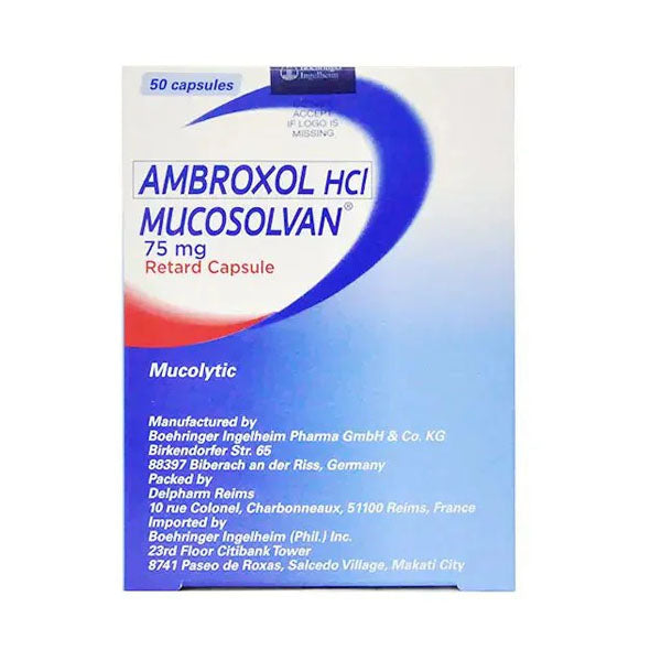 Mucosolvan 75 mg 10 capsules