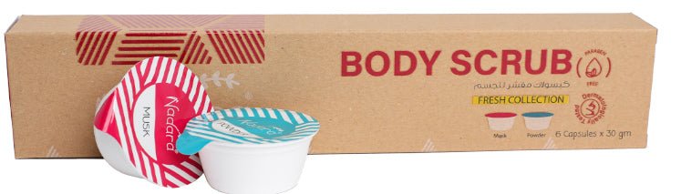 نضارة كبسولات مقشر للجسم 6 كبسولات × 30جم – Sidalih.com || صيدلية.كوم