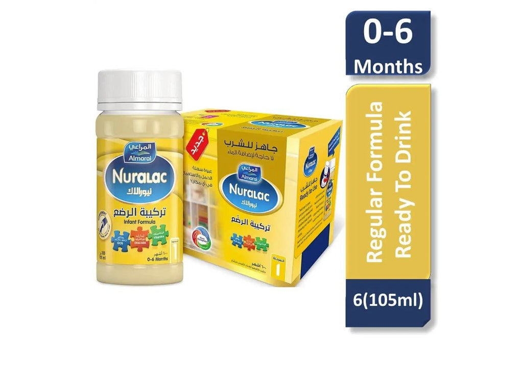 Nuralac Baby Milk No. (1) 105 ml 6 Pieces – Sidalih.com || صيدلية.كوم
