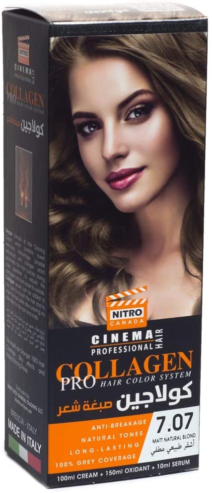 نيترو كندا كولاجين صبغة شعر 7.11 اشقر زيتوني – Sidalih.com || صيدلية.كوم