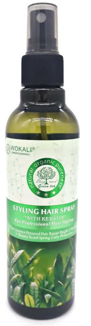 وكالي بخاخ مصفف و مثبت شعر عضوي بالكرياتين و الشاهي الاخضر 250 مل – Sidalih.com || صيدلية.كوم