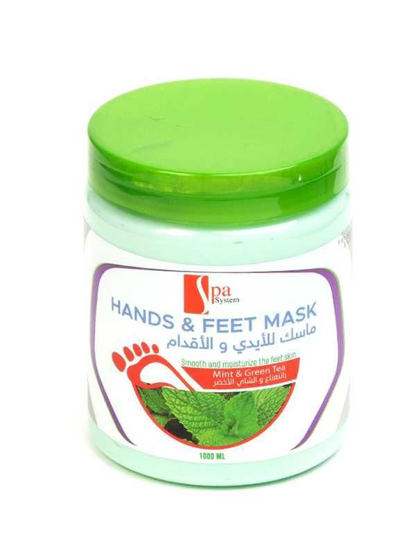 سبا سيستم ماسك للأيدي و الأقدام - بالنعناع والشاي الأخضر 1000 مل – Sidalih.com || صيدلية.كوم