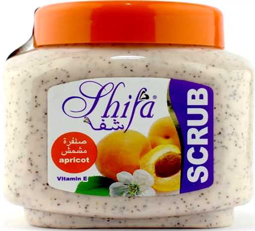 Shifa face and body scrub apricot 300 ml – Sidalih.com || صيدلية.كوم