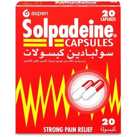 Solpadeine, Analgesic and Antipyretic - 20 Capsules for Effective Pain Relief - Buy Now ...