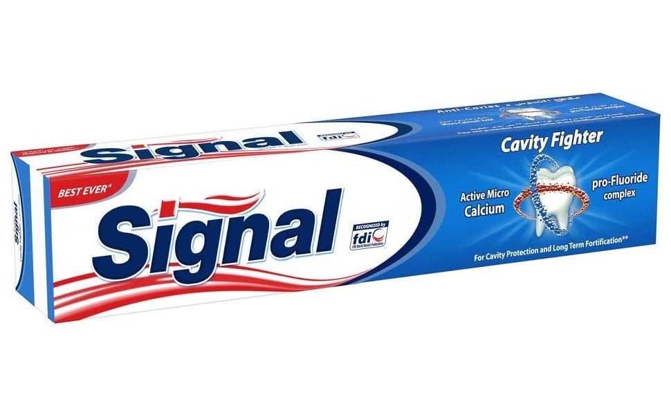 سيجنال معجون اسنان مكافح التسوس ومضاد للبكتيريا والفطريات 25مل – Sidalih.com || صيدلية.كوم